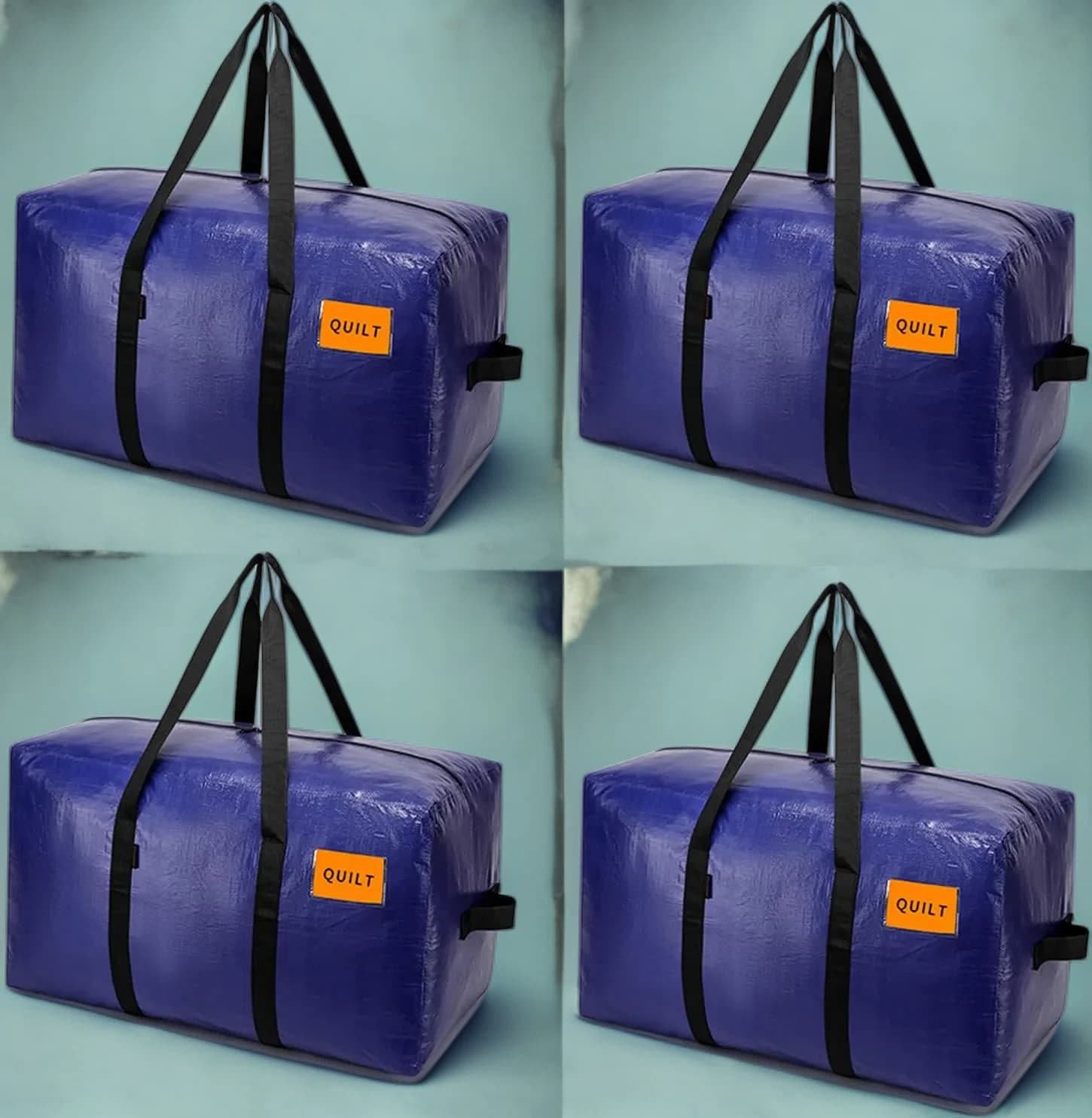 CQSXYF Heavy Duty Moving Bags 4-Pack - Extra Large Storage Totes With ...