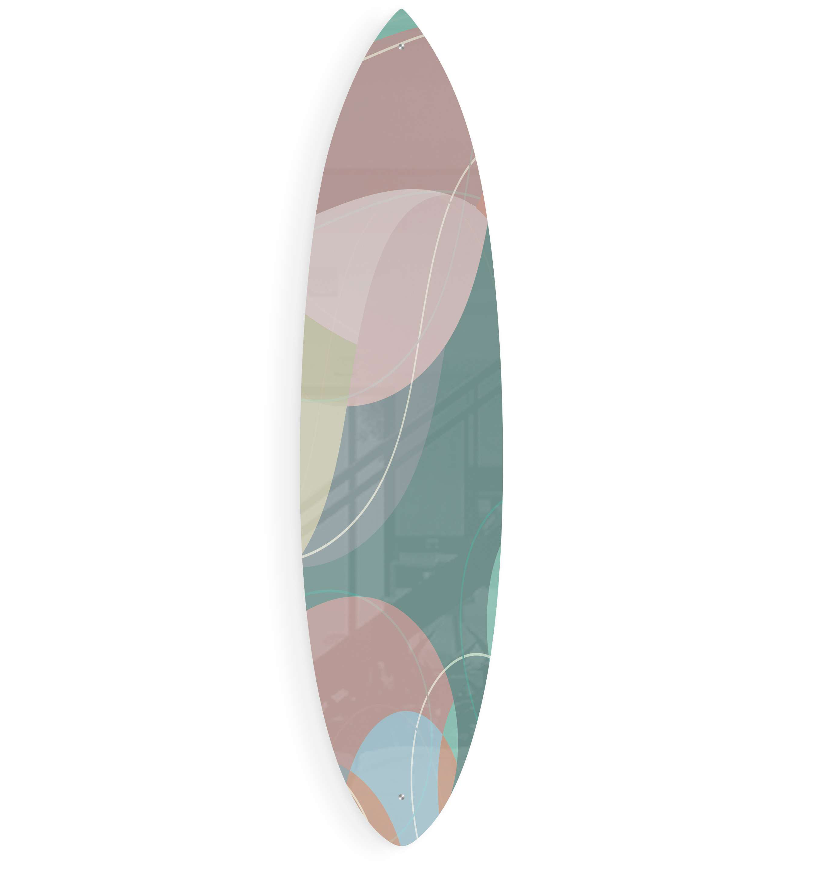 UniQstiQ Colour Palette Acrylic Surfboard Wall Art - Wayfair Canada