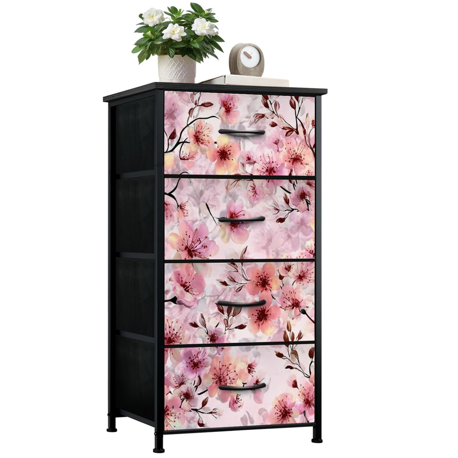 Dakota Fields 4 Drawer Vertical Storage Dresser Watercolor hand ...