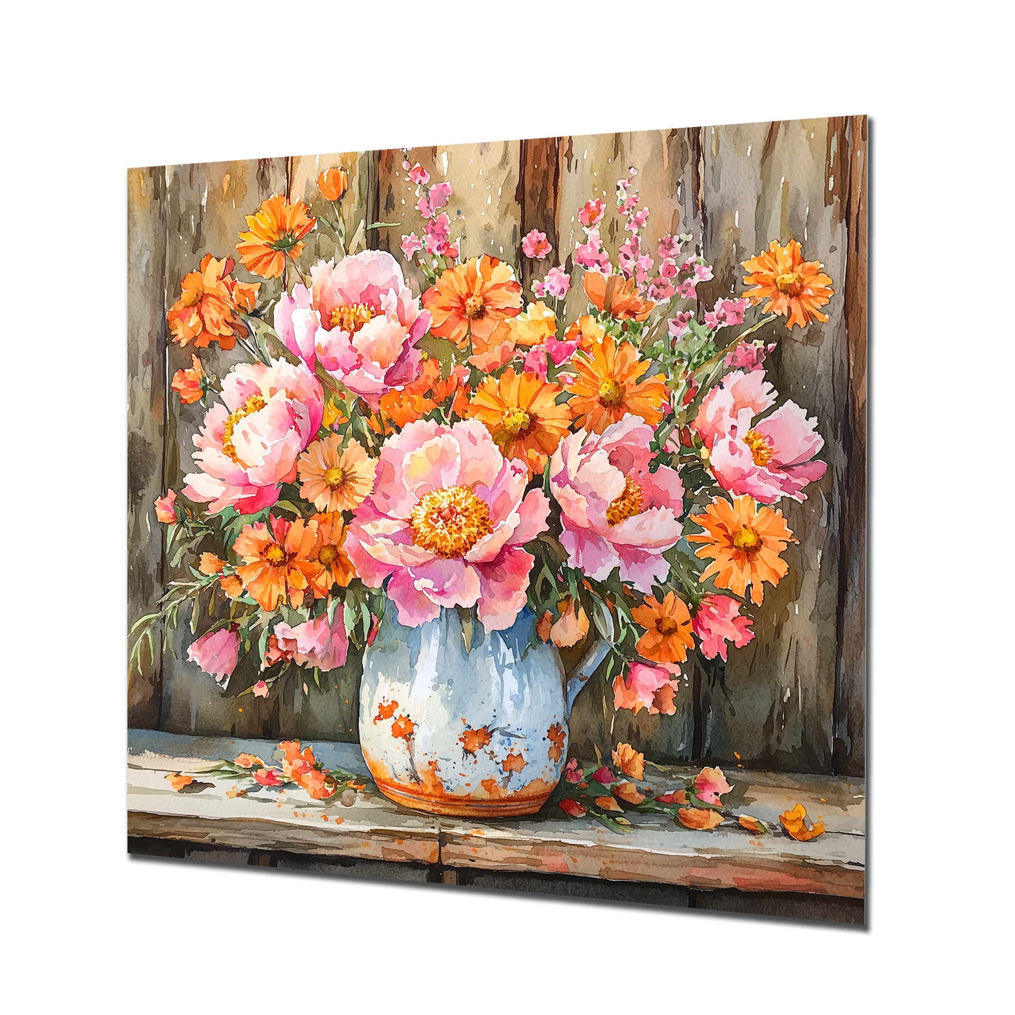 August Grove® Sunset Peony Mix Assorted Bouquets I - Assorted Bouquets ...