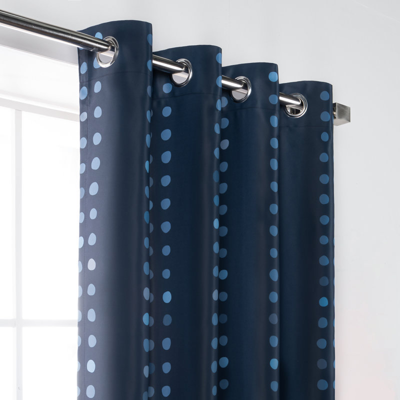 Latitude Run® Brayshaun Polyester Room Darkening Curtain Pair | Wayfair