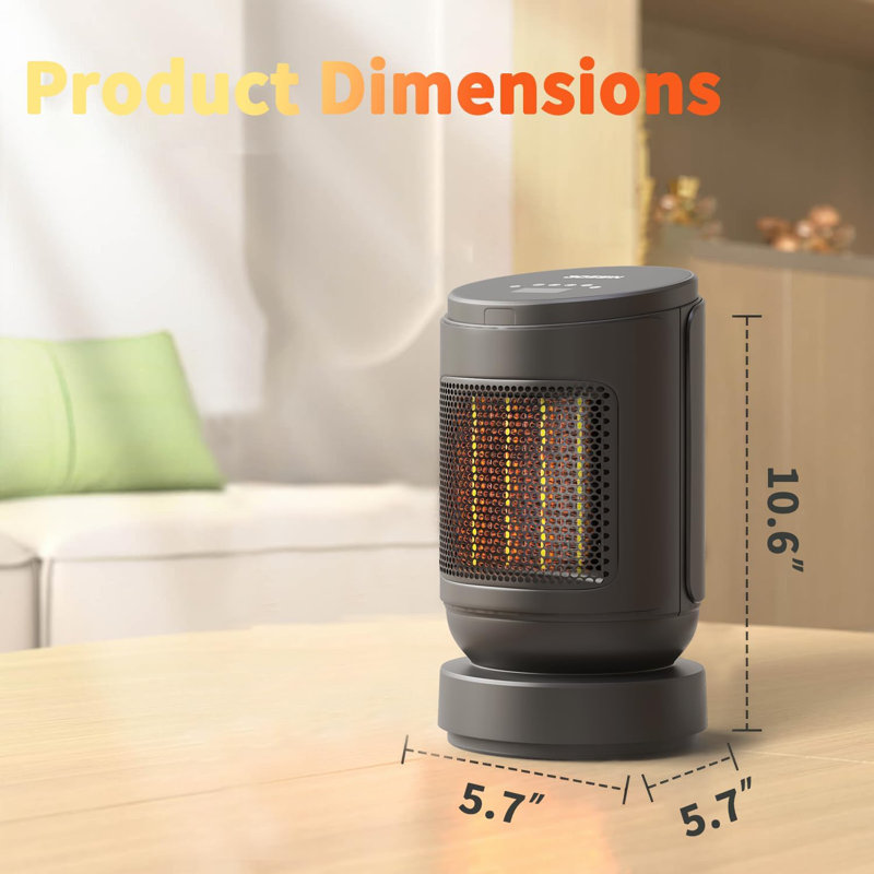 VITESSE Electric Ceramic Space Heater,1500W & Reviews | Wayfair