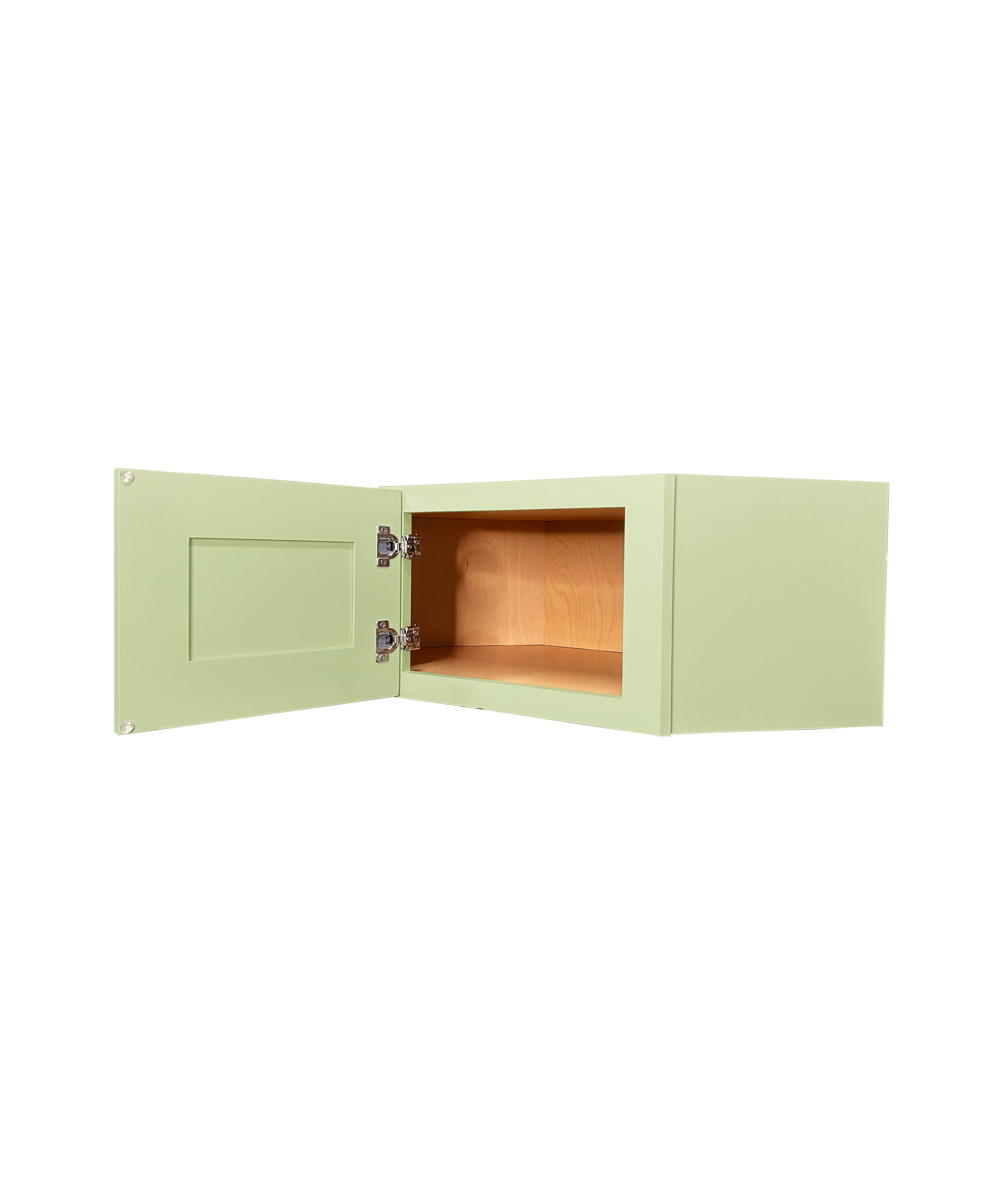 L & C Cabinetry VAB 24W x 12H Kitchen Wall Diagonal Corner Cabinet ...