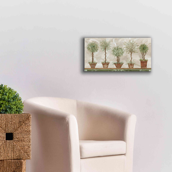 Red Barrel Studio® " Topiaries In A Row " by Cindy Jacobs Print on ...