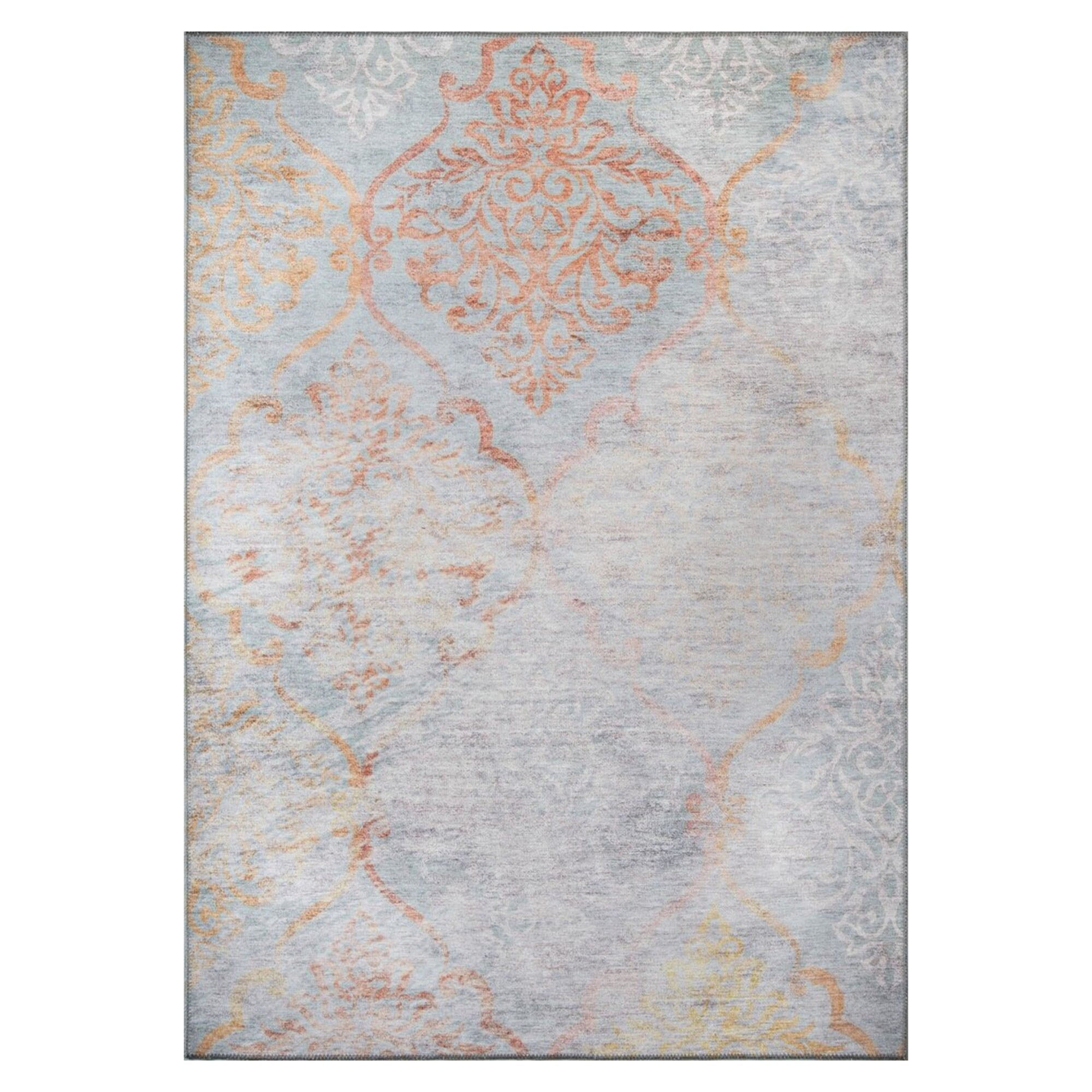 Rosalind Wheeler Brune 83 Grey/Rust Rug | Wayfair.ie
