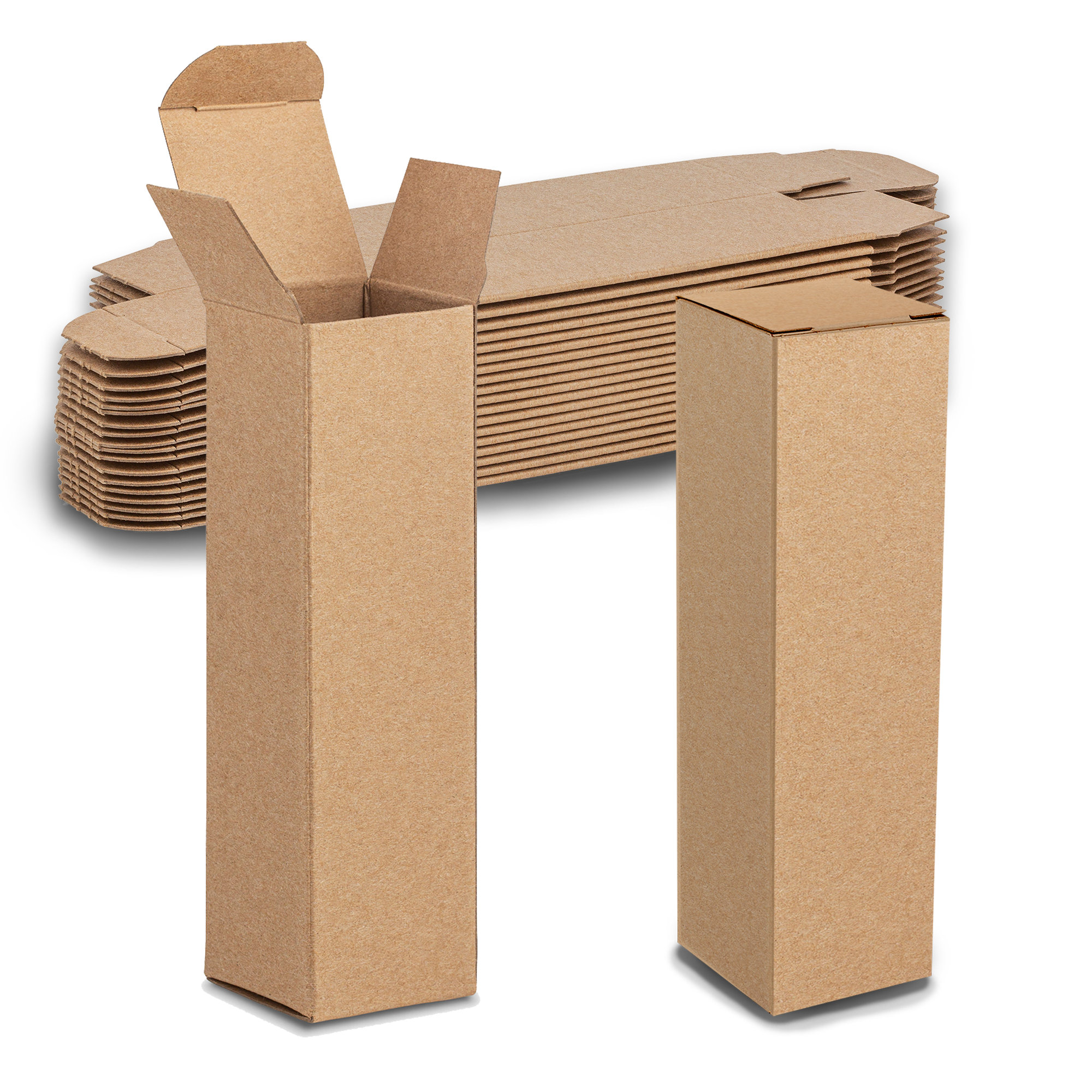 Ebern Designs MT Products Tuck Top Kraft Paperboard Gift Boxes ...