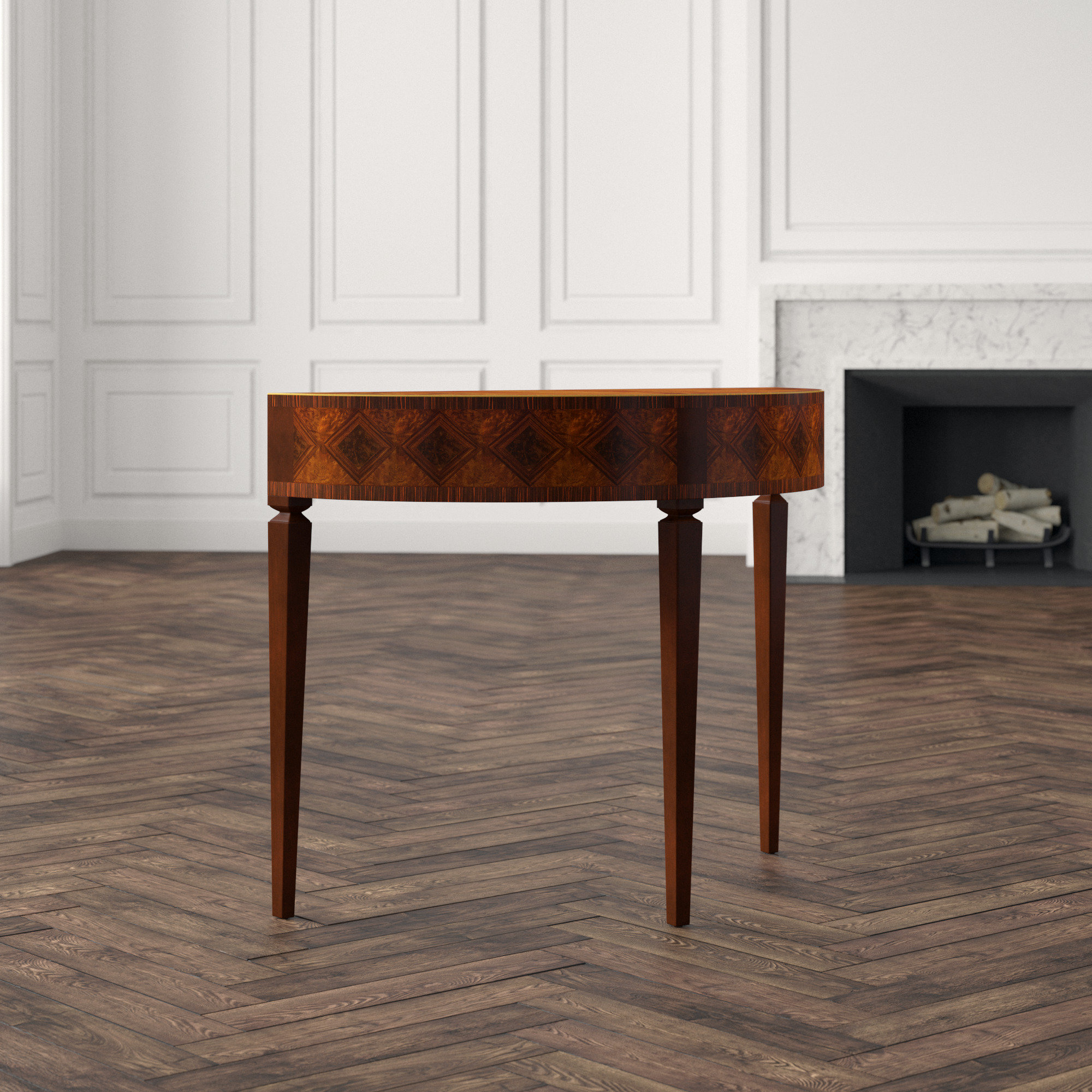 ModernHistory Marquetry Console Table | Perigold