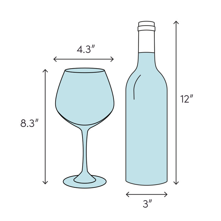 how to draw wine glasses step by step