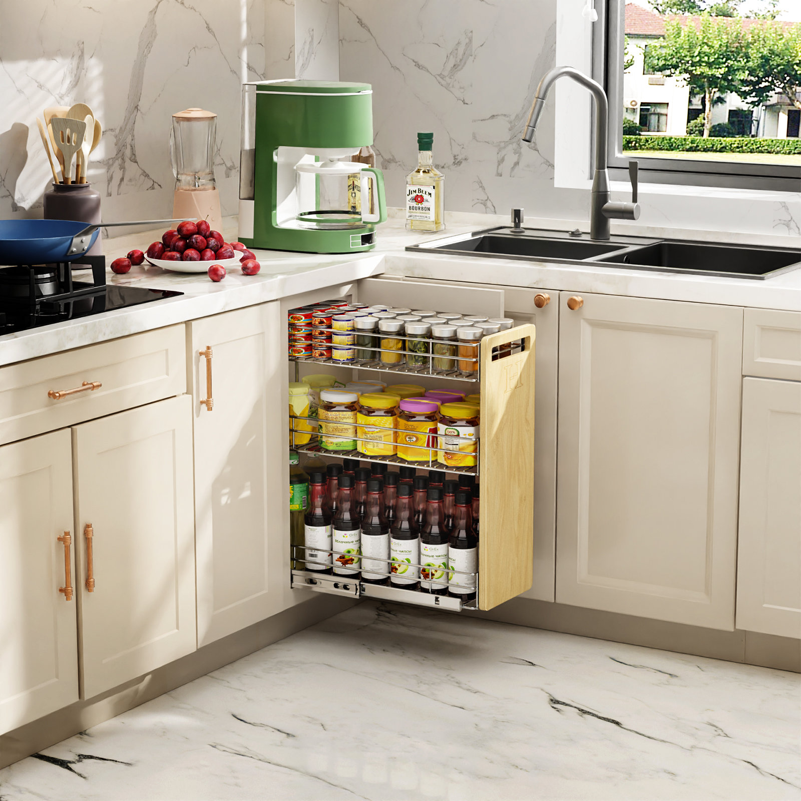 Rebrilliant Branden Pull Out Pantry & Reviews | Wayfair