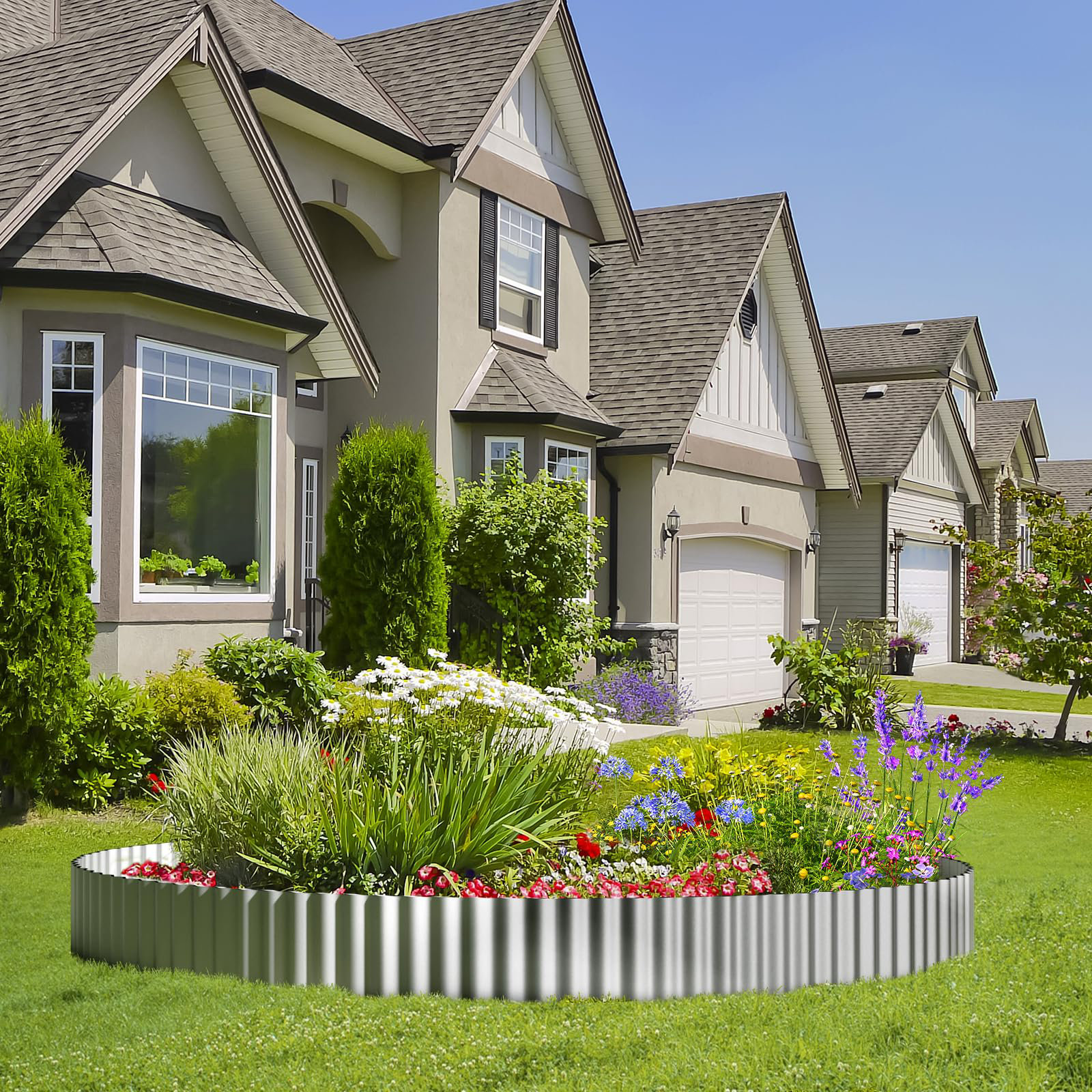 BEACHWATER POOL & SPA, LLC Corrugated Garden Edging Border, Landscape ...