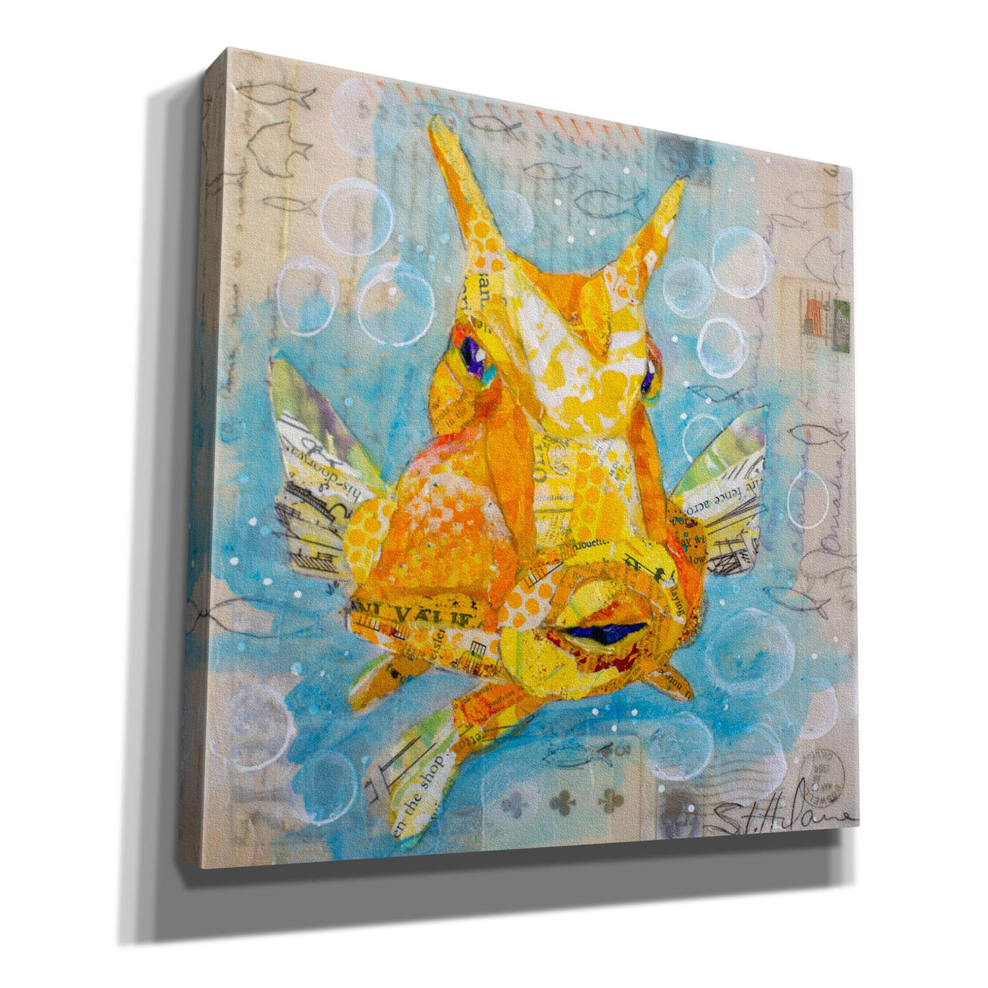 Dovecove 'Cow Fish' By St. Hilaire Elizabeth, Canvas Wall Art - Wayfair ...
