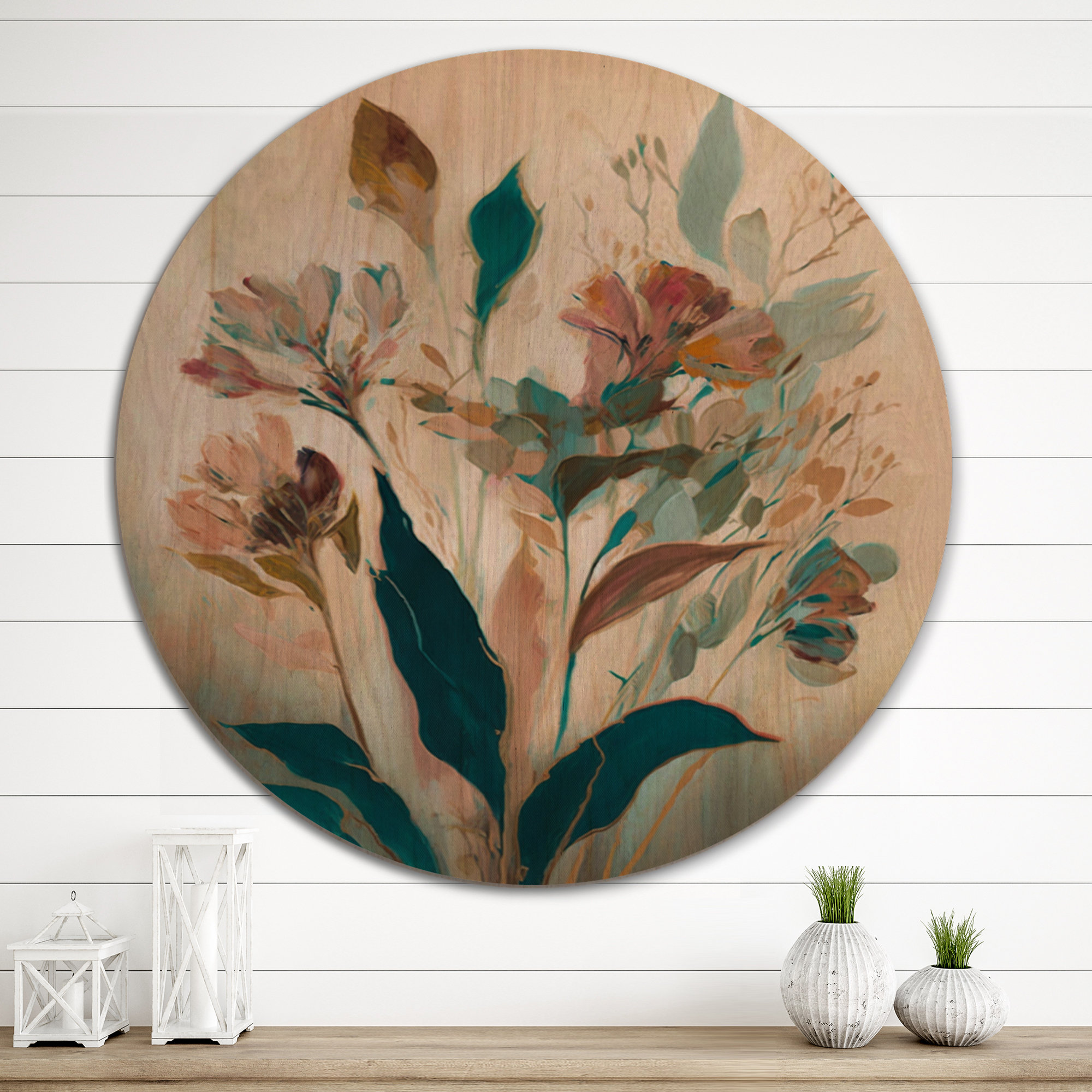 Red Barrel Studio® Wild Flowers in Faded Vintage Colours II - Floral ...