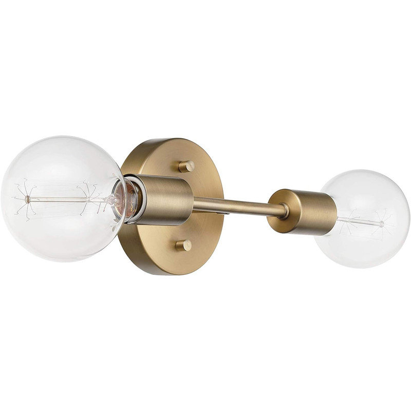 Everly Quinn 2-Light Reversable Vanity Light, Bulb Not Included ...