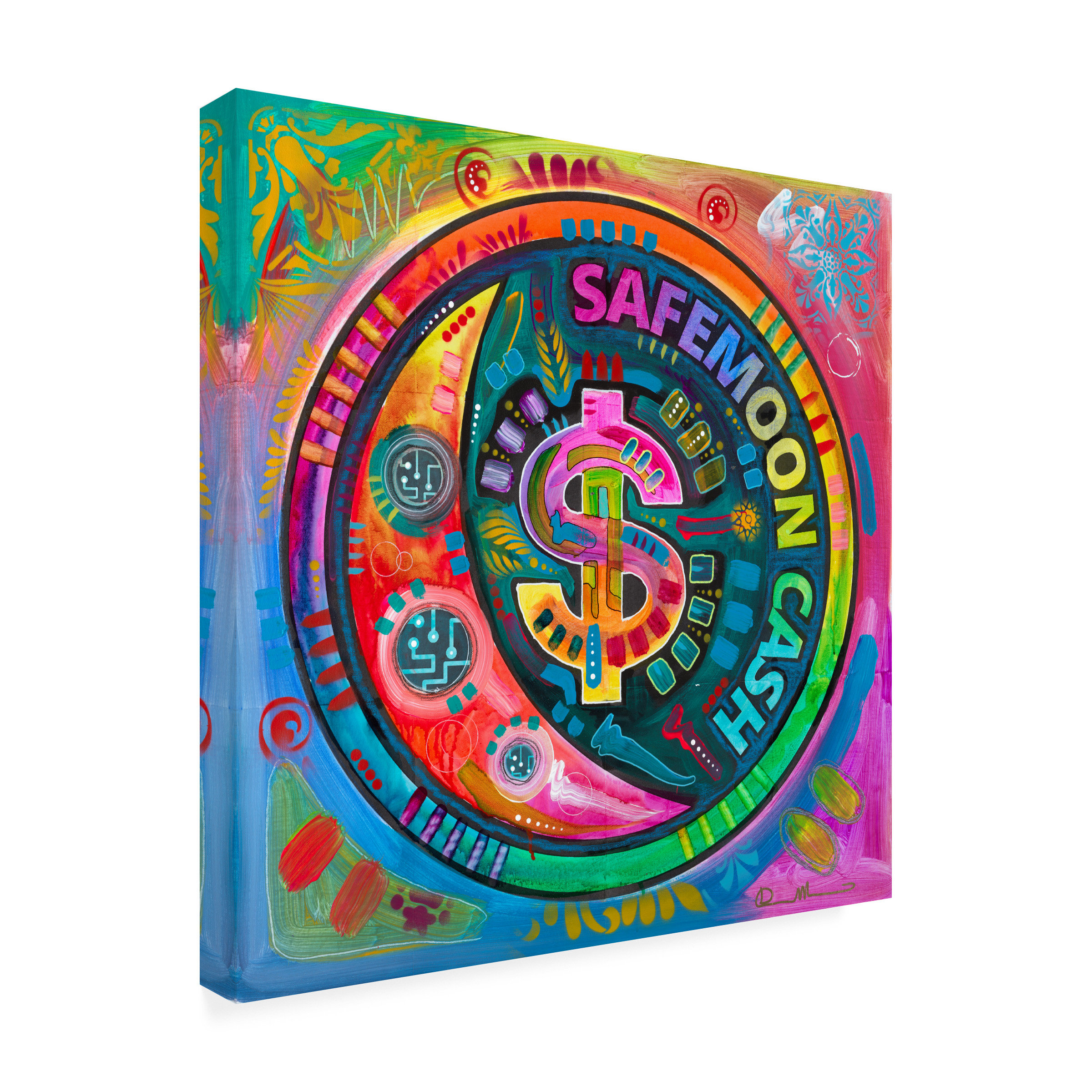 Trinx Safemoon Cash by Dean Russo - Wrapped Canvas Print - Wayfair Canada