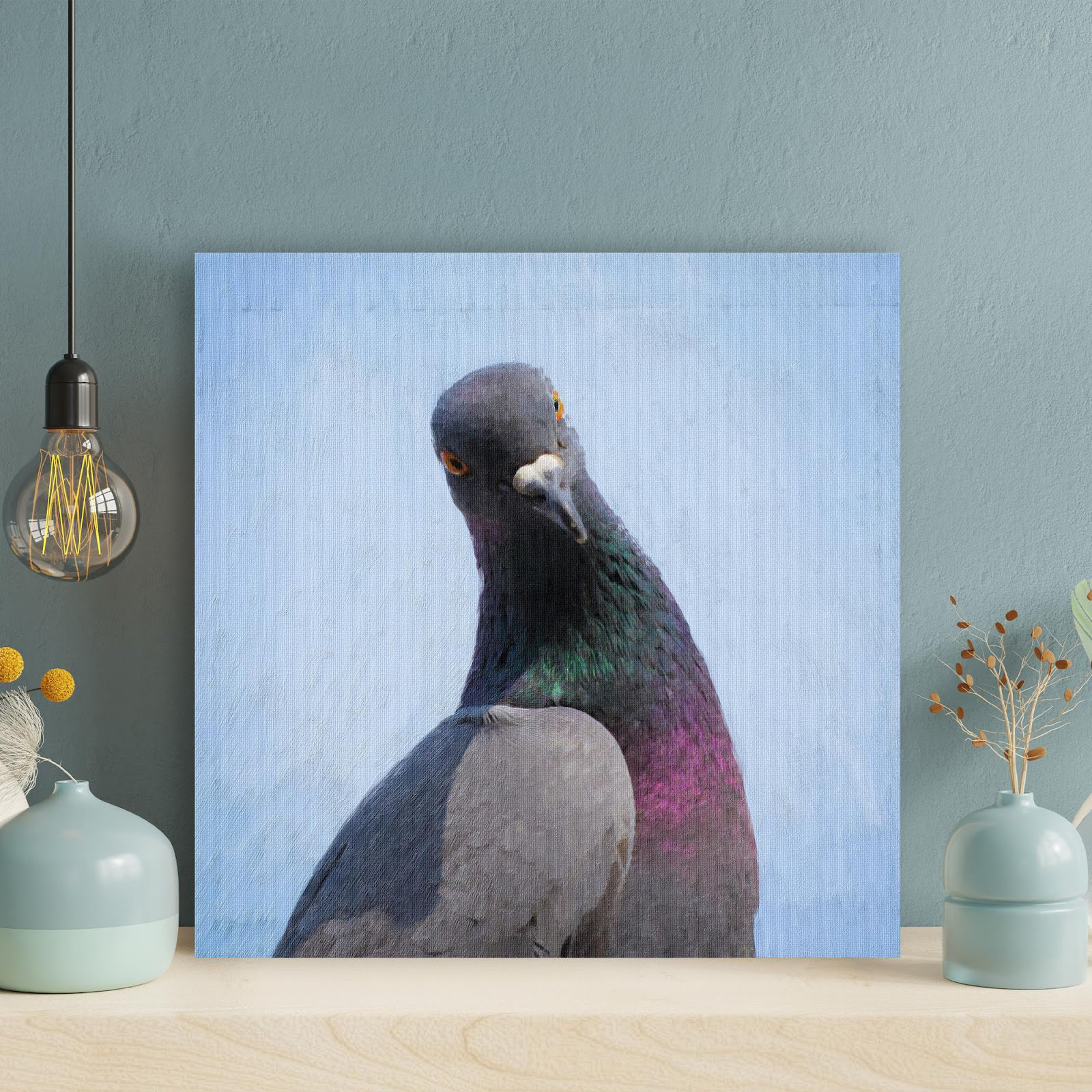 Latitude Run® A Pigeon During Daytime - 1 Piece Rectangle Graphic Art ...