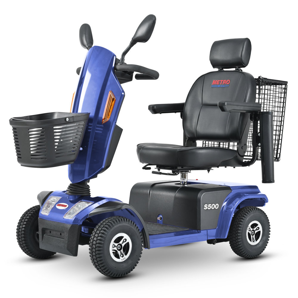 DJS Foldable Electric Wheelchair For Adults Grey Heavy Duty Mobility ...