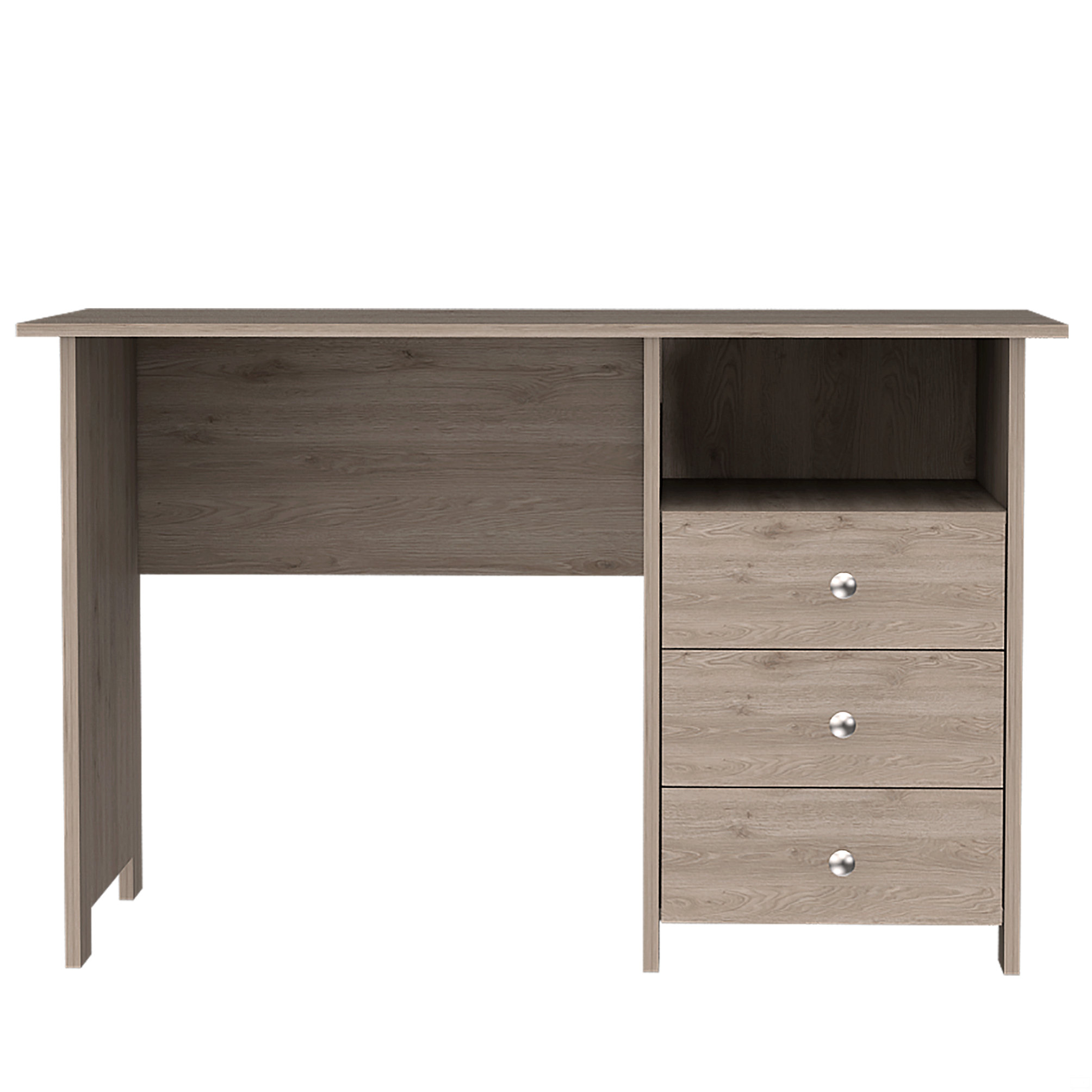 17 Stories Writing Computer Desk, Three Drawers, One Shelf | Wayfair