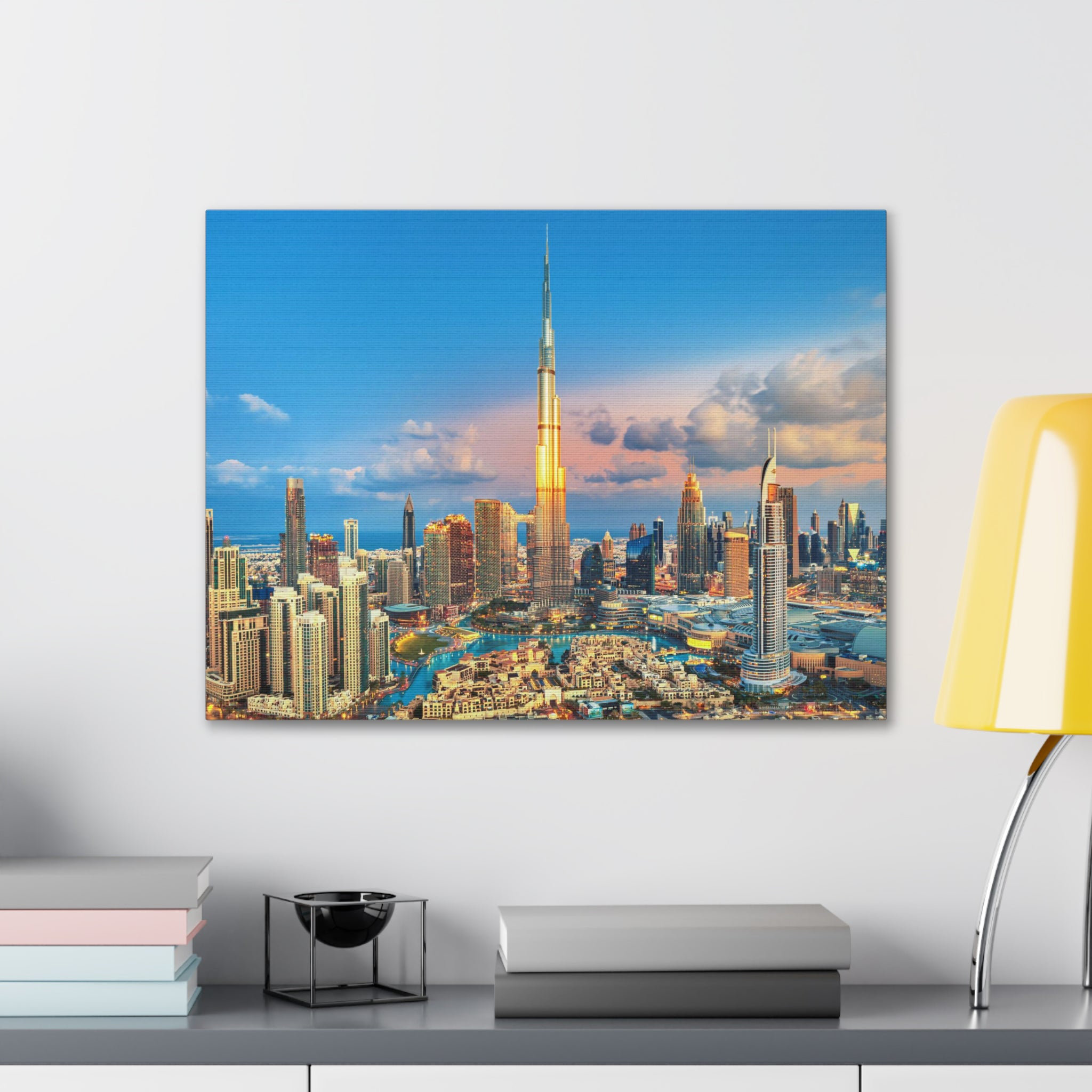 Latitude Run® Dubai Daytime Skyline Canvas Artwork Breathtaking ...