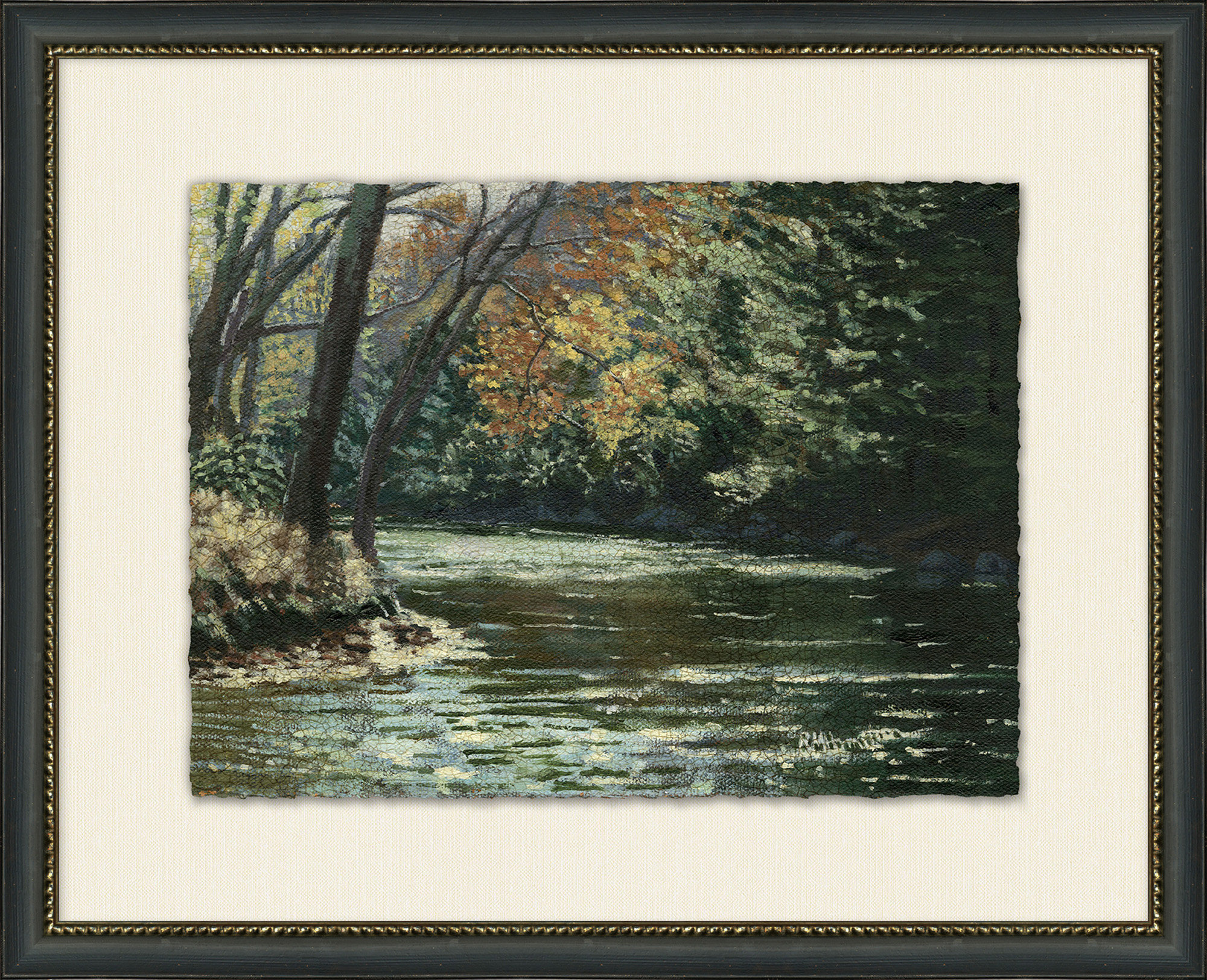 Wendover Art Group Wandering River 2 - Picture Frame Painting on Paper ...