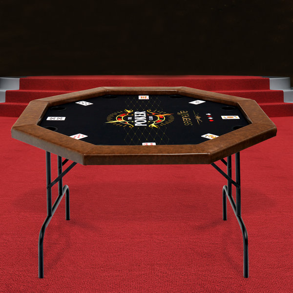 Serenelife 49.21'' 8 - Player Poker Table & Reviews | Wayfair