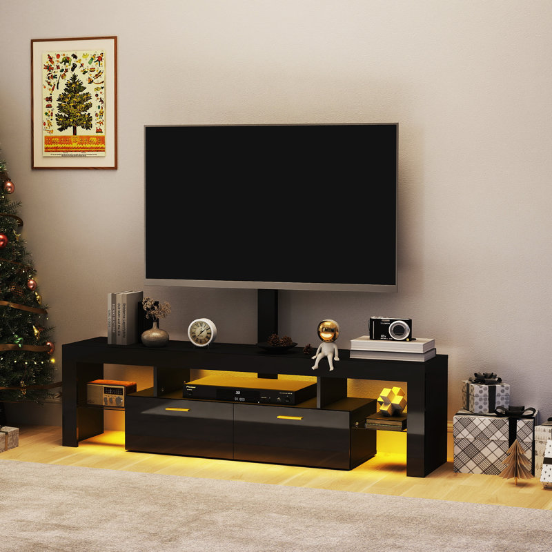 Wrought Studio™ Modern TV Stand with Mount,Television Stands with Led ...