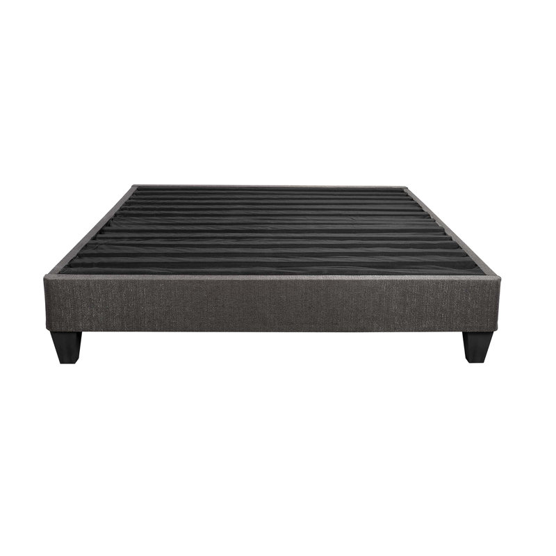 George Oliver Cal Platform Bed Base, Upholstered Mattress Foundation ...