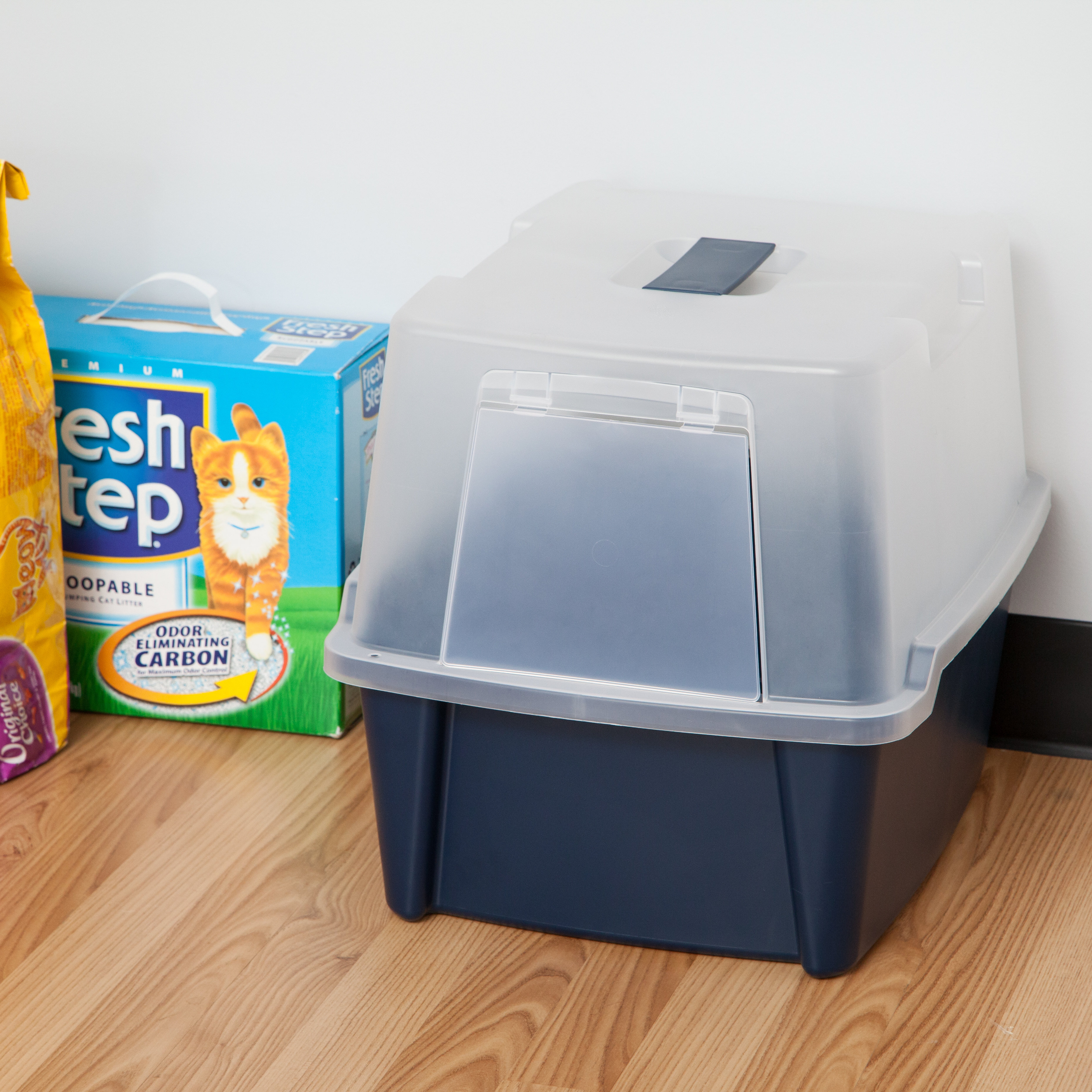 IRIS USA, Inc. Plastic Enclosed Standard Litter Box & Reviews | Wayfair