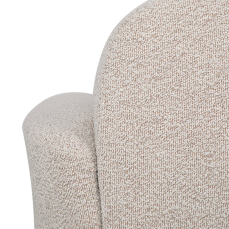 Wade Logan® Bodhe 32.75 inches Wide Boucle Swivel Barrel Chair ...