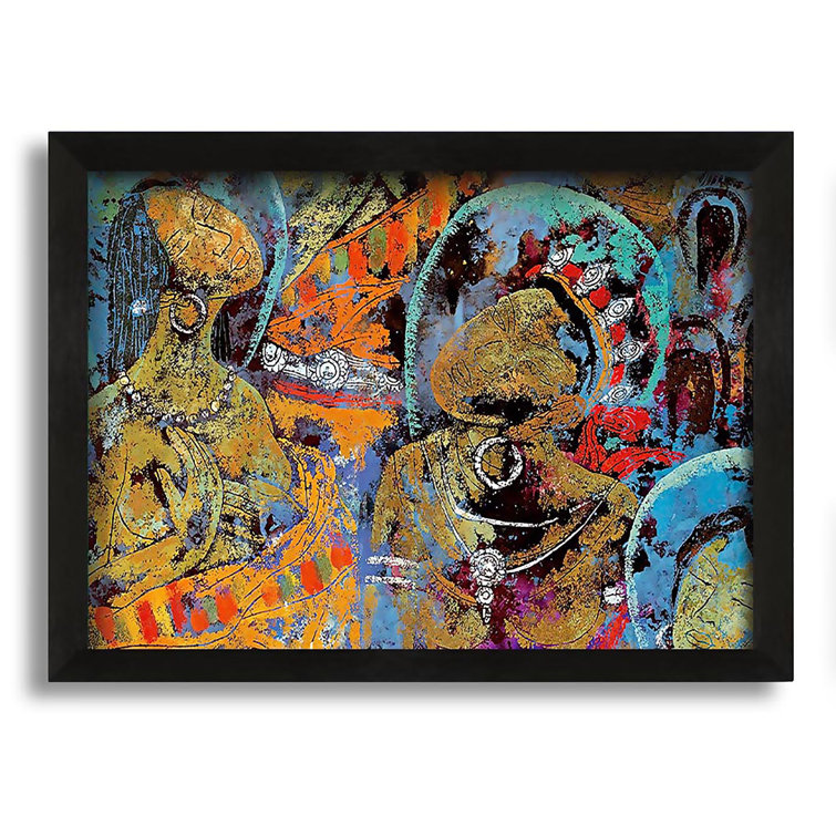 Ophelia & Co. Tibetan Tribal - Single Picture Frame Painting on Canvas ...