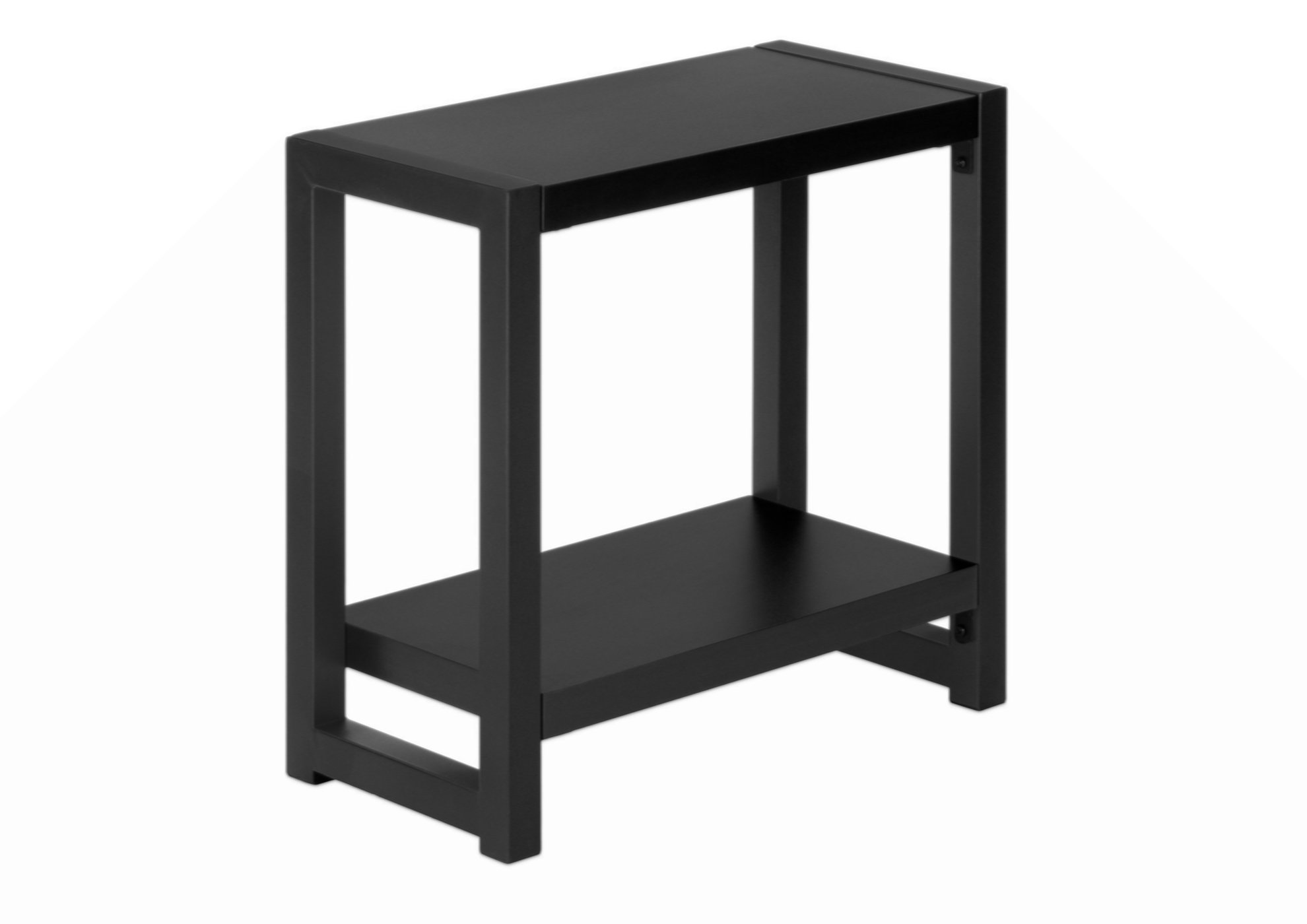 Latitude Run® Accent Table, Side, End, Narrow, Small, 2 Tier, Living ...