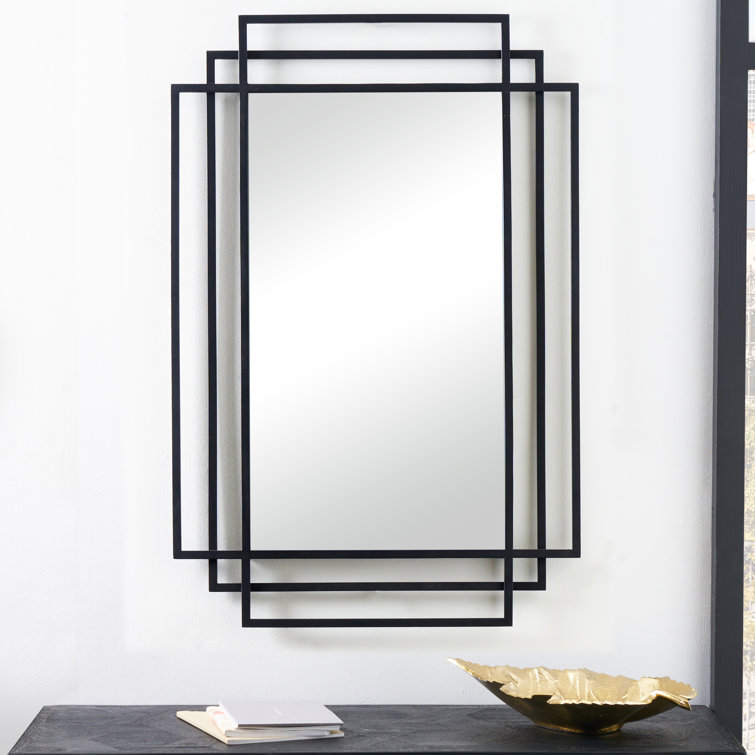 Mercury Row Iron Rectangle Wall Mirror & Reviews | Wayfair.co.uk