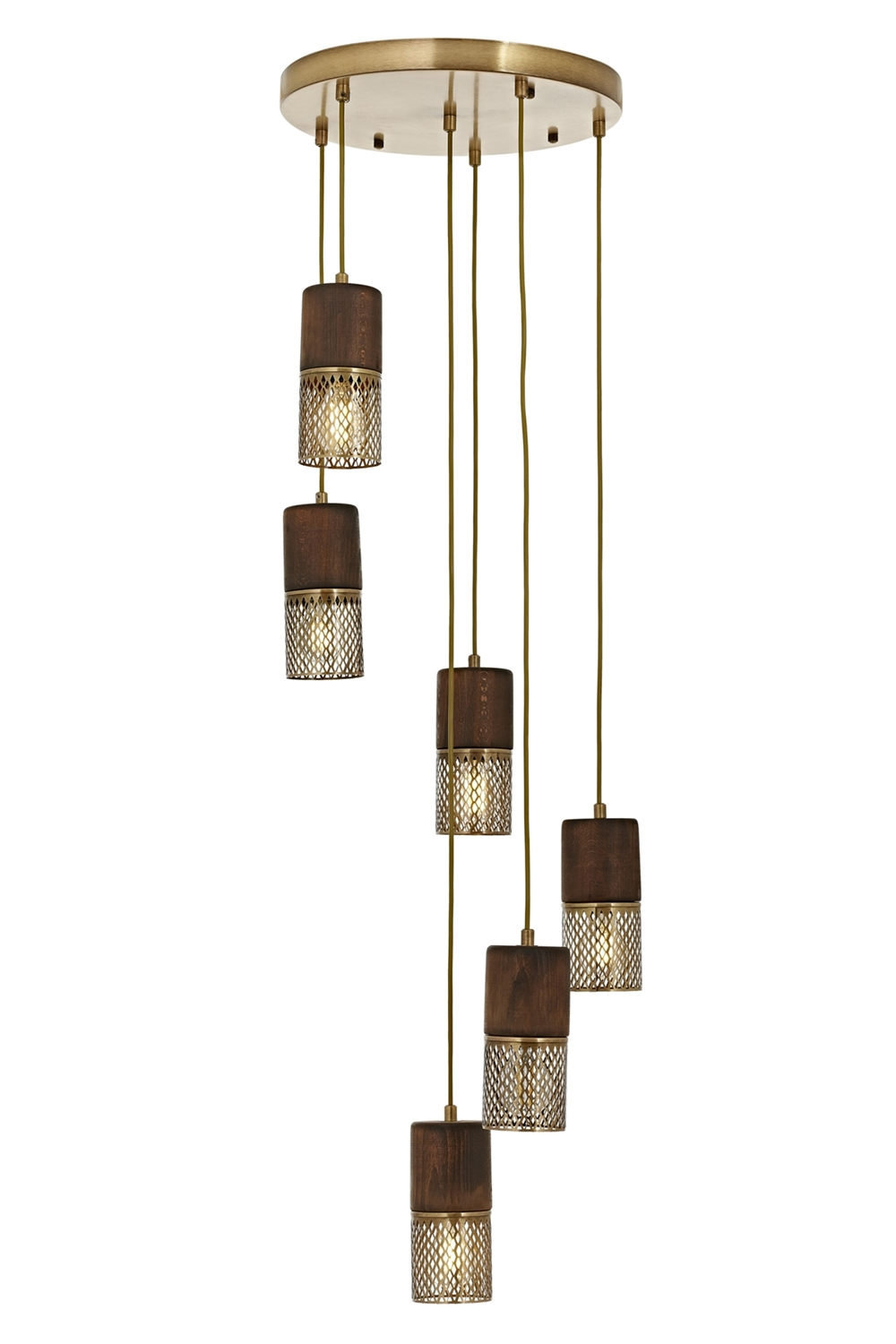 Mercer41 Demps 6 - Light Shaded LED Chandelier | Wayfair.co.uk