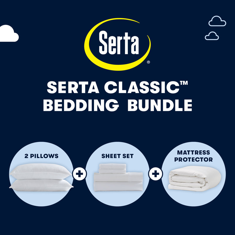 Serta Classic Bedding Bundle & Reviews | Wayfair