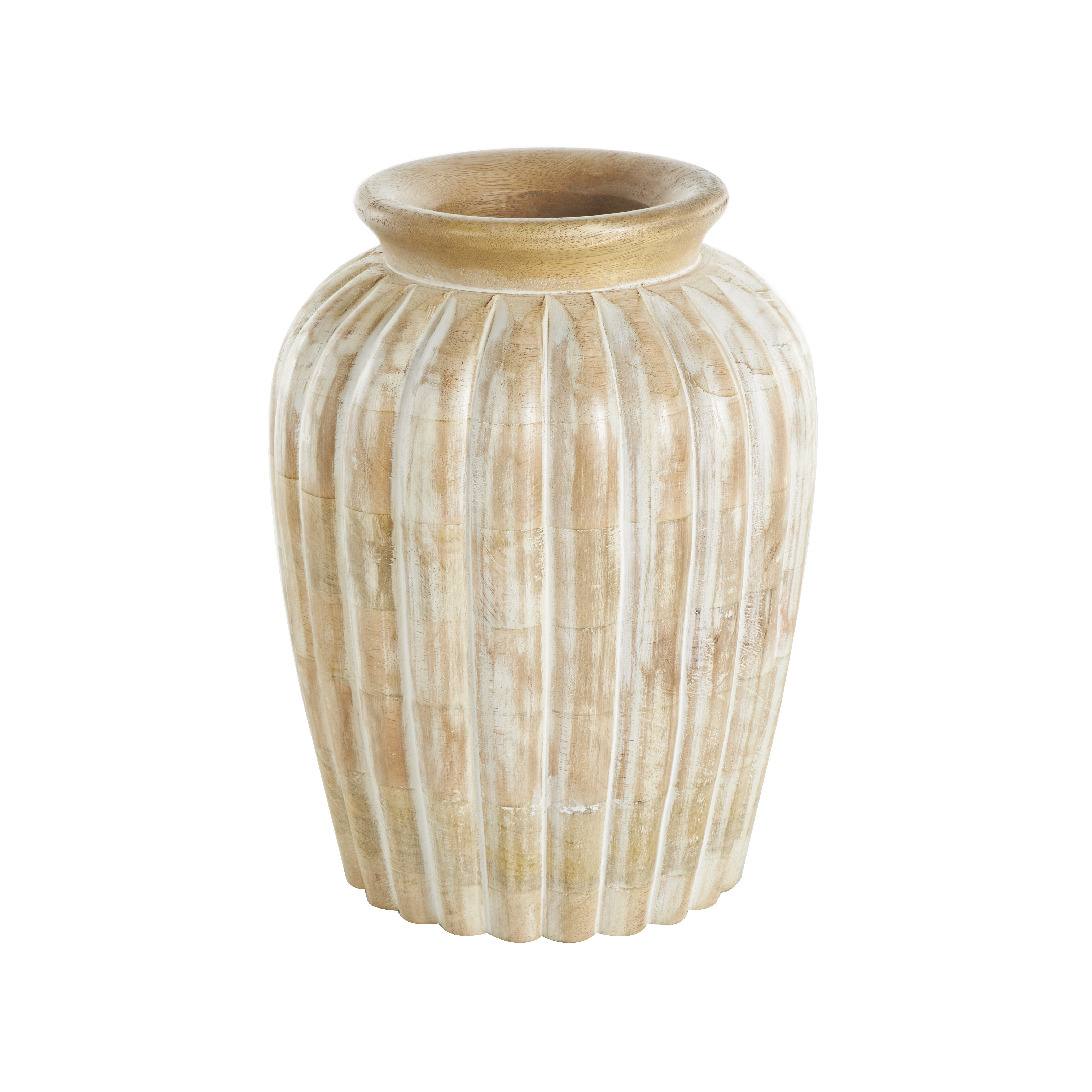 Birch Lane™ Dowling Mango Wood Table Vase | Wayfair
