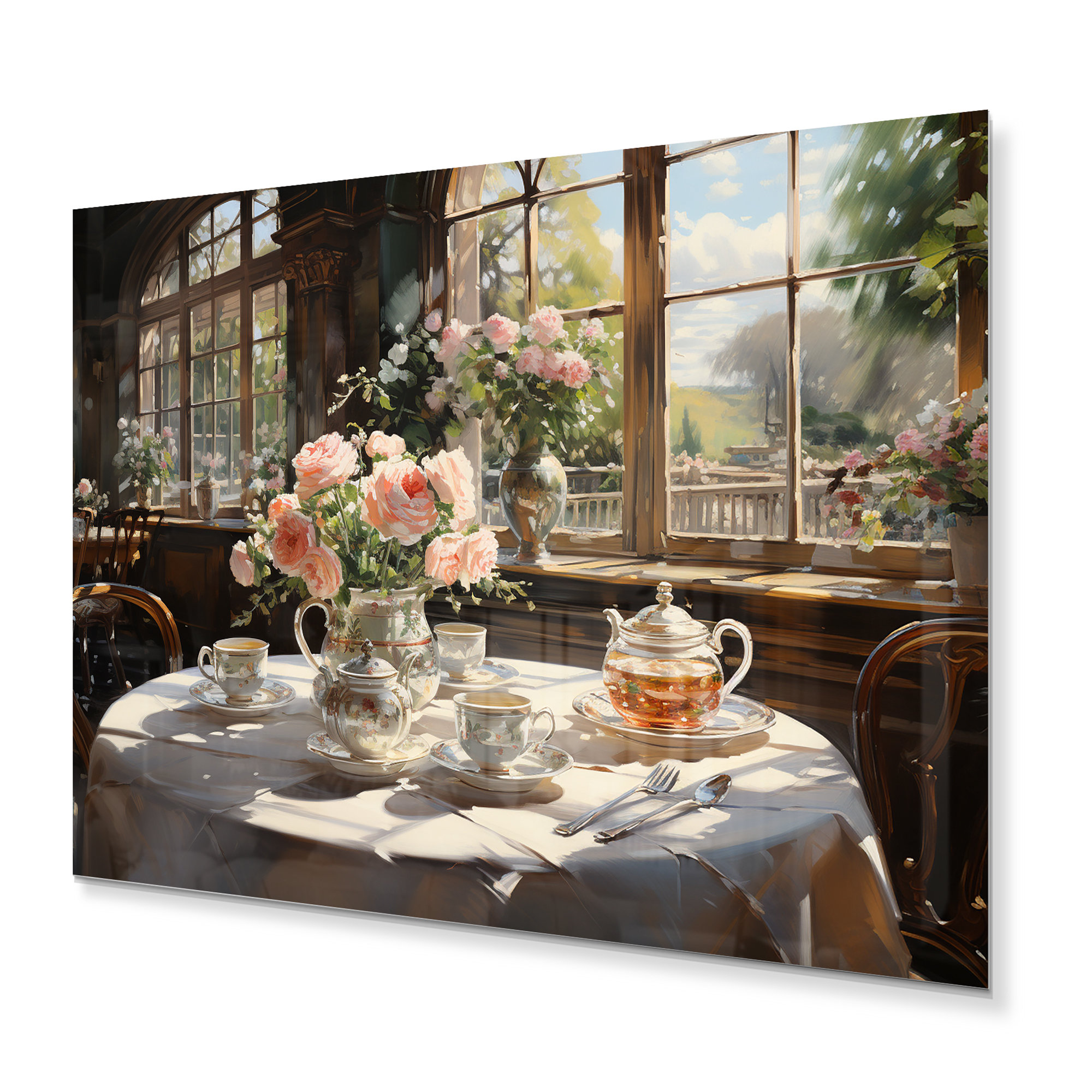 Winston Porter Country Clubs Afternoon Tea V - Country Clubs Metal Wall ...
