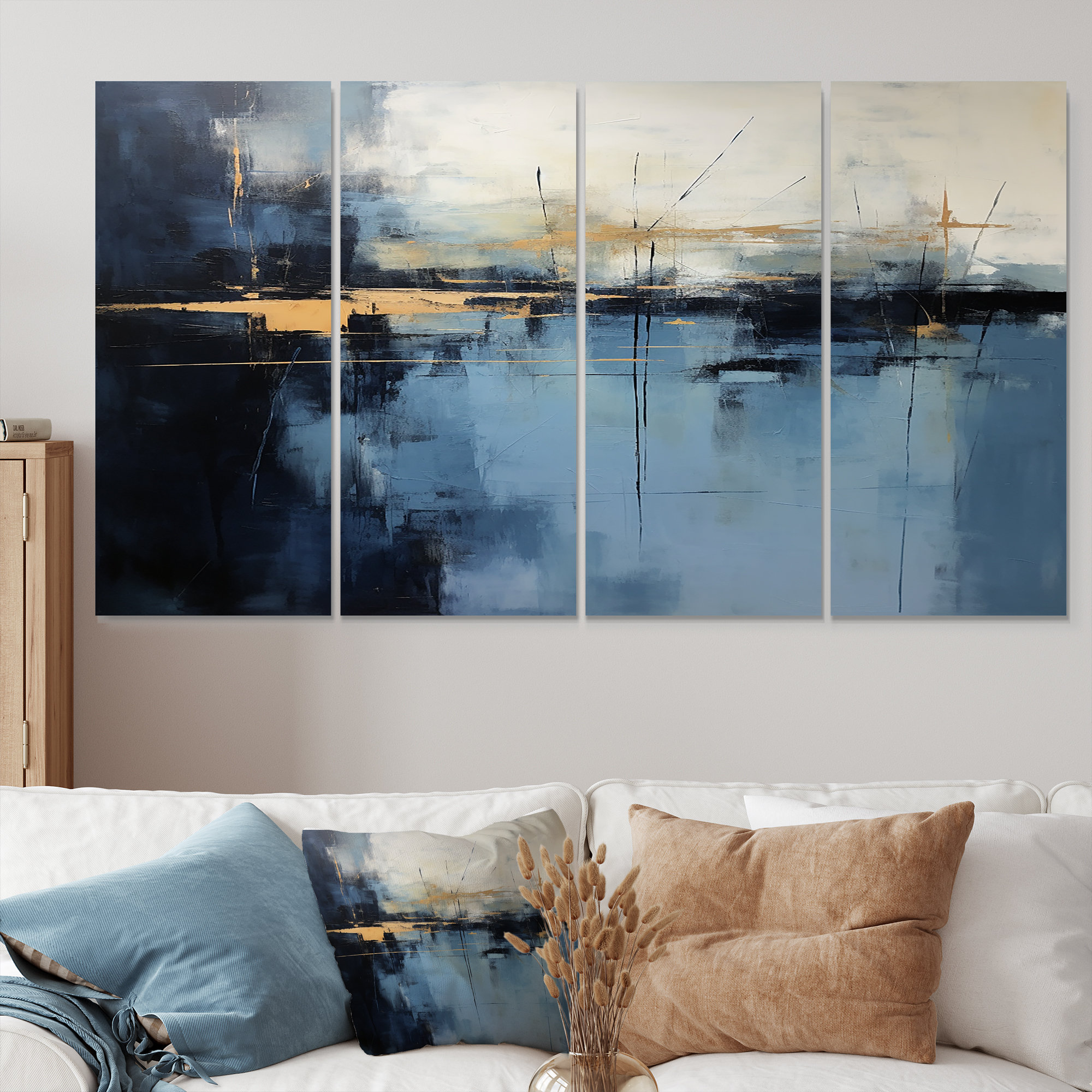 Ivy Bronx Mystery Mist In The Meadow - Abstract Landscape Wall Art ...