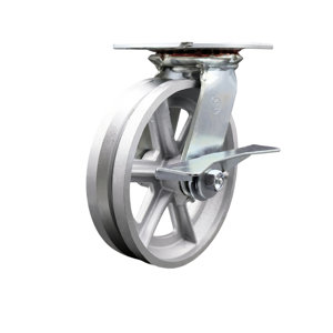 Service Caster Heavy Duty V Groove Semi Steel Caster | Wayfair