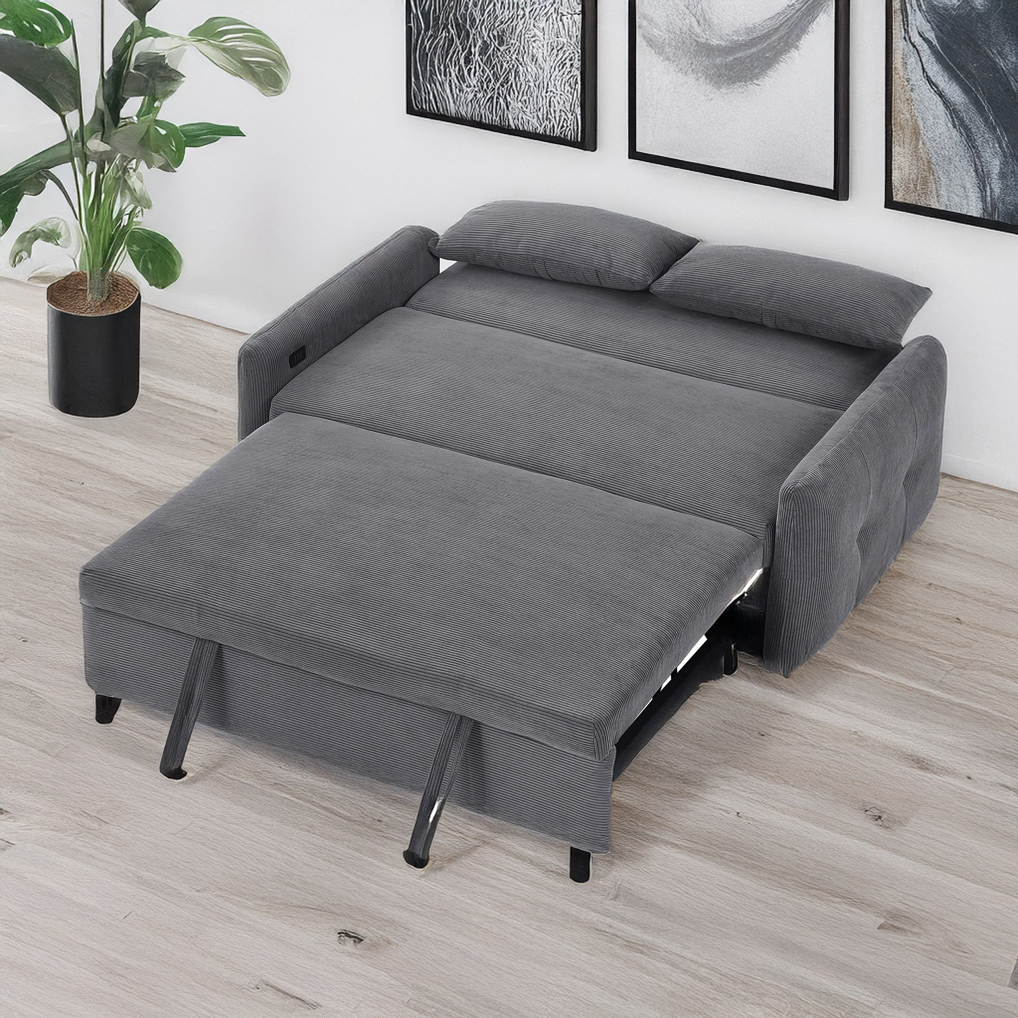 Mercer41 Sleeper Sofa Convertible Sofa Bed Sofa Arm Sofa Bed Couch ...