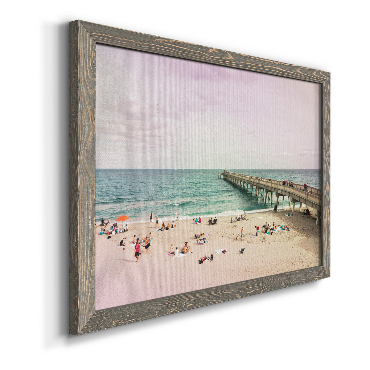 Rosecliff Heights Deerfield Beach - Picture Frame Print on Canvas ...