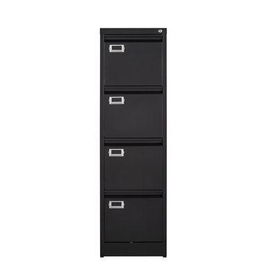 Latitude Run® 4-Drawer Vertical Filing Cabinet & Reviews | Wayfair