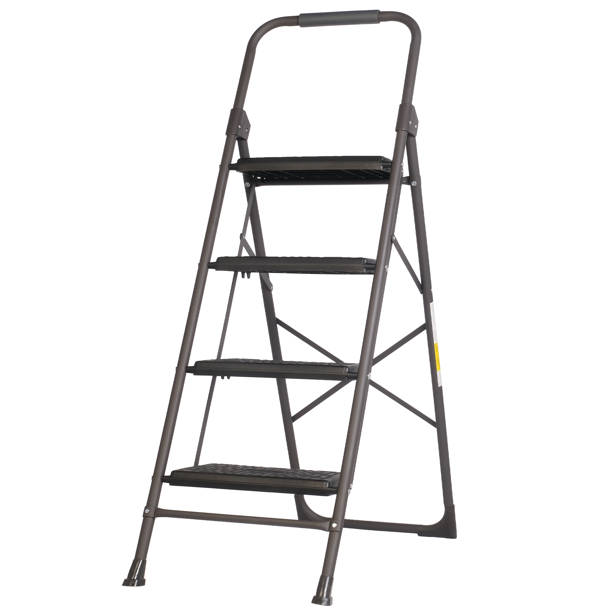 Symple Stuff Didi 20.87" 4 - Step Steel Folding Step Ladder | Wayfair