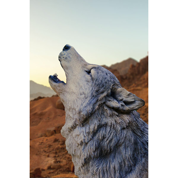 Hi-Line Gift Ltd. Standing Howling Wolf Statue & Reviews | Wayfair