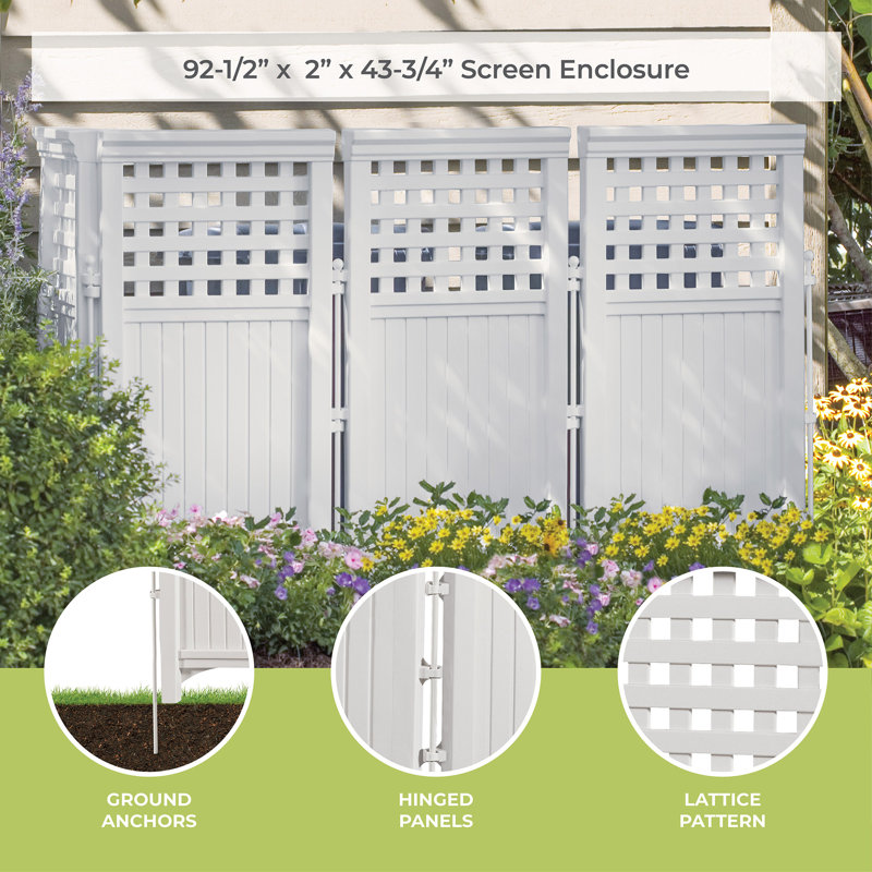 Suncast 3.5 ft. H x 2 ft. W Outdoor Privacy Screen & Reviews | Wayfair