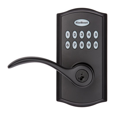 Kwikset Electronic Door Lever with SmartKey & Reviews | Wayfair