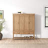 Birch Lane™ Annabel Solid Wood 4 - Armoire | Wayfair