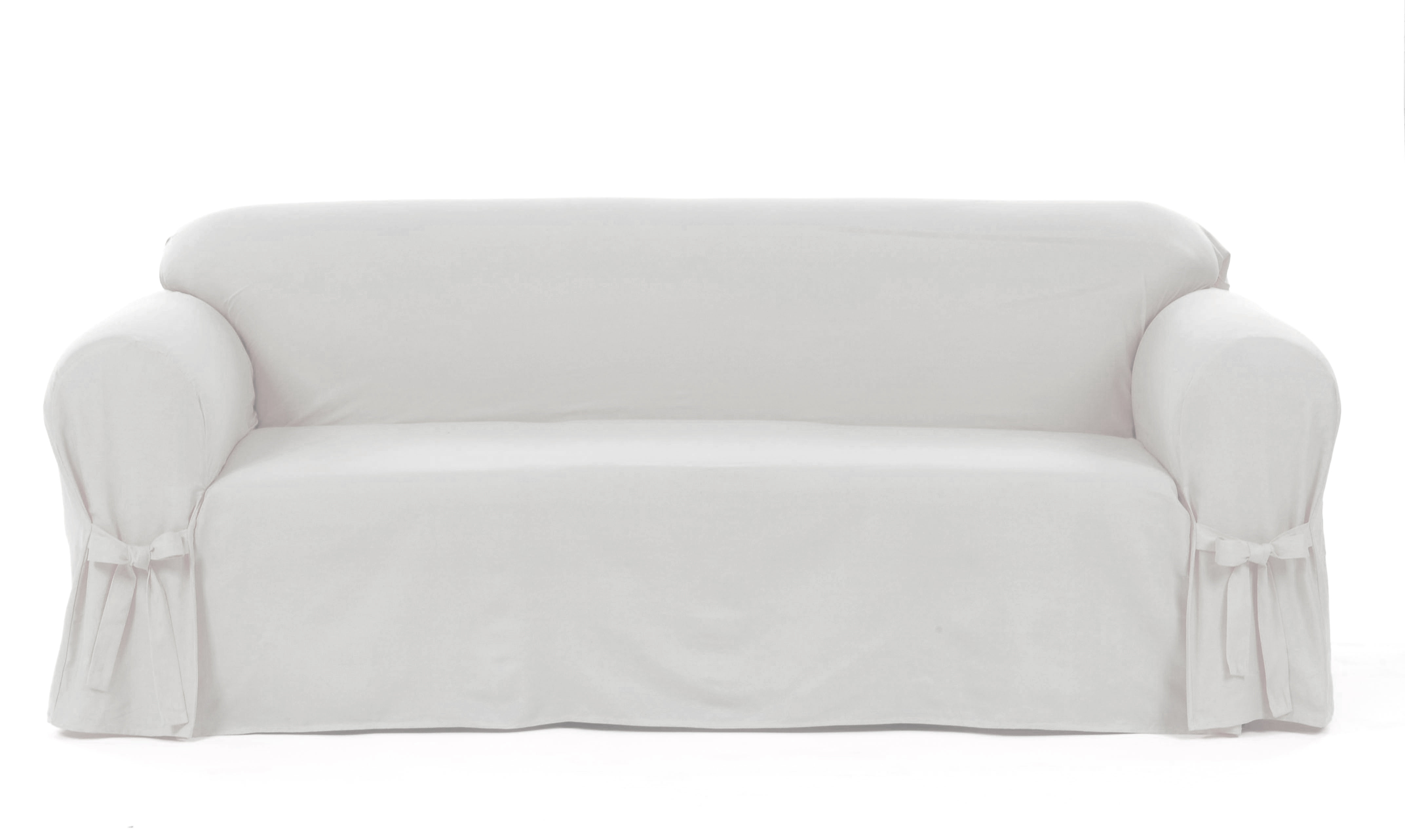 Rebrilliant Box Cushion Sofa Slipcover & Reviews | Wayfair