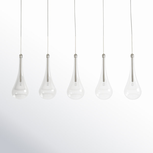 AllModern Deva 5-Light Teardrop Dimmable Pendant & Reviews | Wayfair