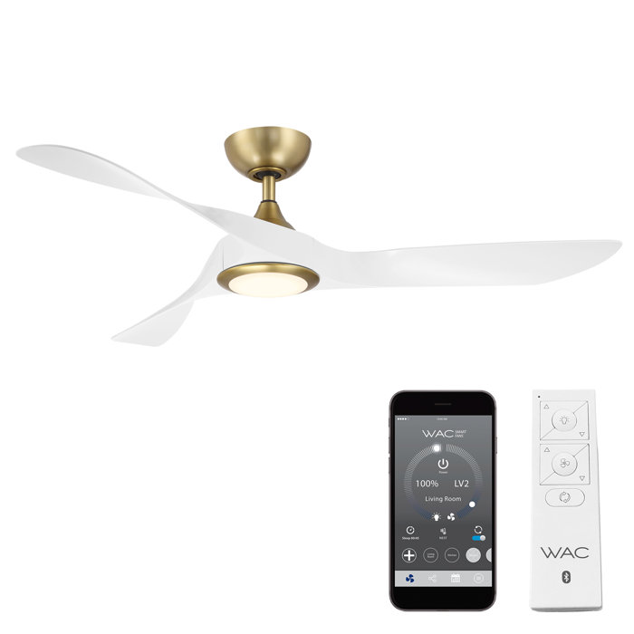 WAC Limited Fans Swirl 54'' Ceiling Fan with LED Lights| Wayfair