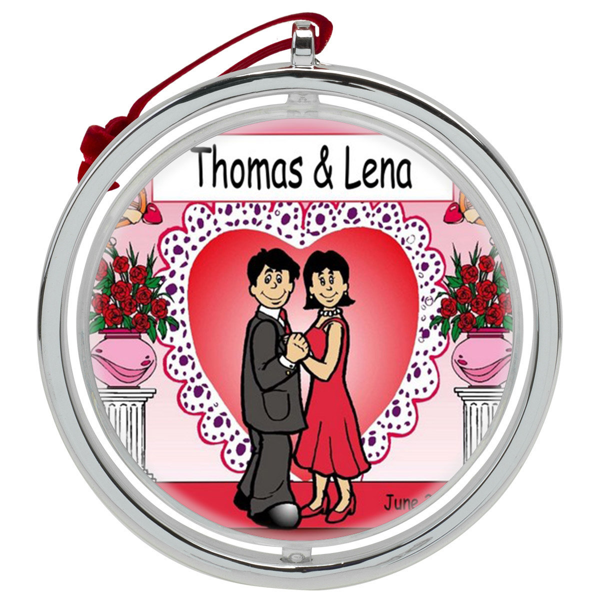 Printed Perfection Personalized Sweethearts - Couple Double Sided ...