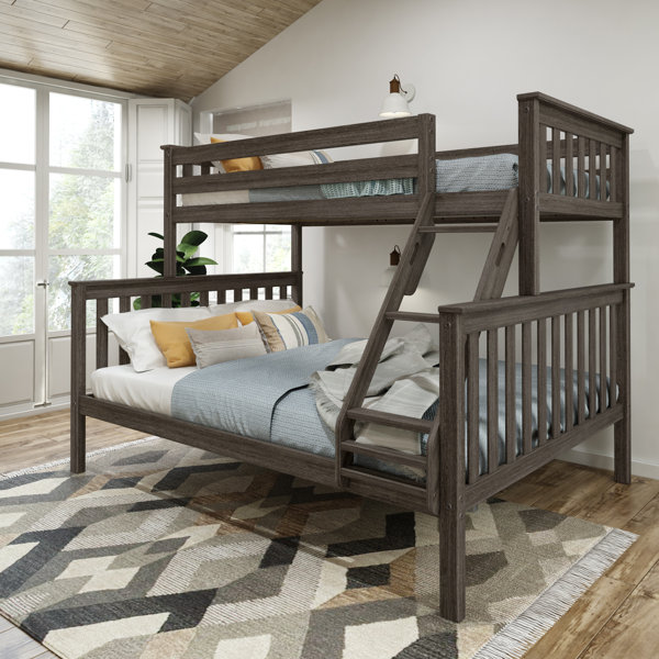 Harriet Bee Evyan Twin XL Over Queen Solid Wood Bunk Bed by Harriet Bee ...
